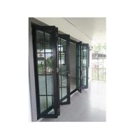 China SKATE 6 Panels Black Aluminium Sliding Door with Heat Insulation Coefficient K Value ≤2.1 for sale