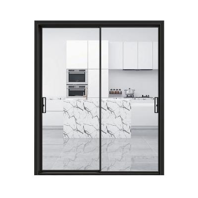 China Affordable Custom Aluminum Narrow Frame Sliding Glass Doors for Project Window Design for sale
