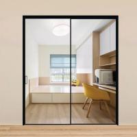 China Affordable Custom Aluminum Narrow Frame Sliding Glass Doors for Project Window Design for sale