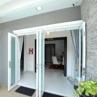 China Custom High Wind Resistance Double Glass Aluminum Alloy Casement Doors for Home Office for sale