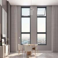 China Level 8 Air Tightness Aluminum Top and Bottom Hung Windows for Hanging Curtain in Design for sale