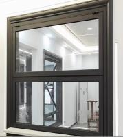 China Level 8 Air Tightness Aluminum Top and Bottom Hung Windows for Hanging Curtain in Design for sale