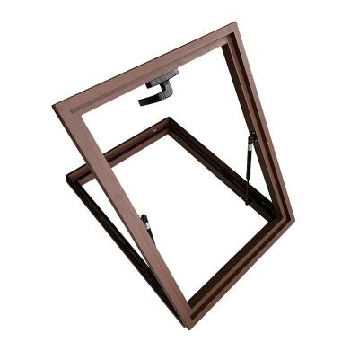 China Soundproof Top Hung Open Aluminium Windows with Wind Pressure Resistance Level 9 for sale