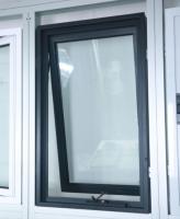 China Soundproof Top Hung Open Aluminium Windows with Wind Pressure Resistance Level 9 for sale