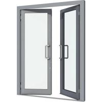 China Aluminum Casement Doors In Contemporary Modern Style For 1.4mm Wall Thickness for sale