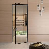 China Aluminum Casement Doors In Contemporary Modern Style For 1.4mm Wall Thickness for sale