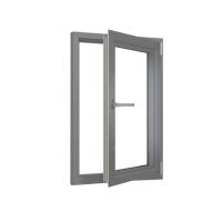 China Minimalist Broken Bridge Aluminum Casement Glass Doors for Custom Design Solutions for sale