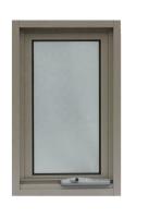 China Bedroom Improvement Aluminium Hand Crank Open Windows with Modern Customized Design for sale