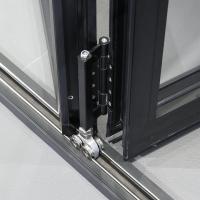China Aluminum Alloy Bifold Doors Modern Style And Custom-Built With Triplex Glass Upgrade for sale