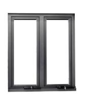 China Customized Hand Crank Aluminum Casement Window with 5 27A 55 9A 5 12A 5 Glass and Sale for sale
