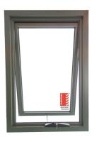 China Customized Hand Crank Aluminum Casement Window with 5 27A 55 9A 5 12A 5 Glass and Sale for sale