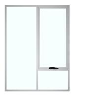 China Customized Hand Crank Aluminum Casement Window with 5 27A 55 9A 5 12A 5 Glass and Sale for sale