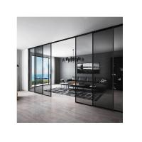 China Aluminum Sliding Door with Advanced Panoramic Double Glaze and Hidden Sash Design for sale