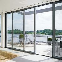 China Aluminum Sliding Door with Advanced Panoramic Double Glaze and Hidden Sash Design for sale
