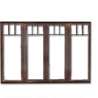 China Custom Design Broken Bridge Aluminum Casement Glass Doors with 1.4mm Wall Thickness for sale