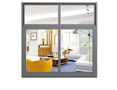 China Modern Design Aluminum Double Layer Soundproof Sliding Windows for Weather Resistance for sale