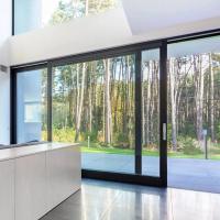 China Minimalist Design Style Super Large High Precision Aluminum Alloy Lift Sliding Door for sale