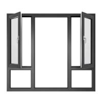 China Customize Aluminium Modern Casement Windows for Bedroom Furniture Contracting Project for sale