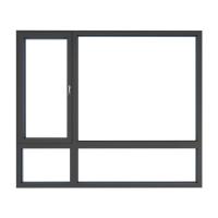 China Customize Aluminium Modern Casement Windows for Bedroom Furniture Contracting Project for sale