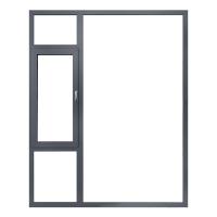 China 8-way Seal Aluminum Casement Windows for Modern Design and High Durability at Affordable for sale