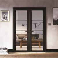 China Custom Villa House Office Modern Fence Design Waterproof Aluminum Casement Door for sale