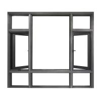 China 8-way Seal Aluminum Casement Windows for Modern Design and High Durability at Affordable for sale