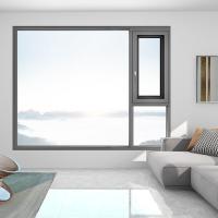 China Level 6 Water Tightness Modern House Design Soundproof Aluminum Alloy Casement Windows for sale