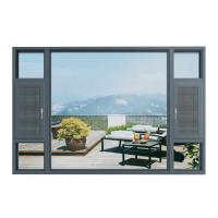 China Double Layer Casement Windows with 5 27A 55 9A 5 12A 5 Glass and Level 8 Air Tightness for sale