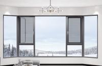 China Double Layer Casement Windows with 5 27A 55 9A 5 12A 5 Glass and Level 8 Air Tightness for sale