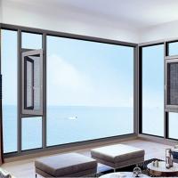 China Modern Wind Pressure Resistance Level 9 Customized Broken Bridge Aluminum Casement Windows for sale