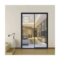 China Rolling Pull Aluminum Sliding Glass Door for Modernized Narrow Frame Interior Showers for sale