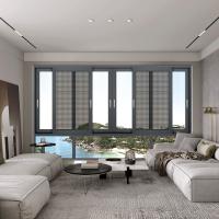 China 8-way Seal Aluminum Sliding Windows Ideal for Soundproofing in Living Housing Project for sale