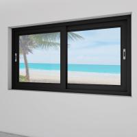 China 8-way Seal Aluminum Sliding Windows Ideal for Soundproofing in Living Housing Project for sale