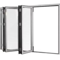 China Chinese Design Style Skate Aluminum Thermal Break Bi-Fold Doors with 1.4mm Wall Thickness for sale