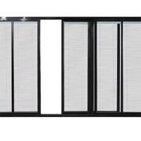 China Chinese Design Style Skate Aluminum Thermal Break Bi-Fold Doors with 1.4mm Wall Thickness for sale