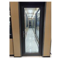 China Finished Modern Aluminum Exterior Double Glass Swing Casement Door Doors for a Sleek Look for sale
