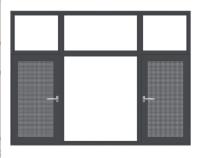 China Modern Residential Aluminum Casement Windows with 8-Way Seal and 304 Stainless Steel Mesh for sale