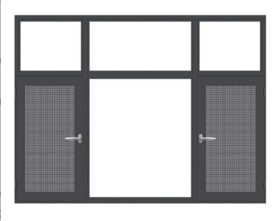China Modern Residential Aluminum Casement Windows with 8-Way Seal and 304 Stainless Steel Mesh for sale