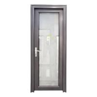 China Finished Modern Aluminum Exterior Double Glass Swing Casement Door Doors for a Sleek Look for sale