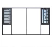 China Modern Residential Aluminum Casement Windows with 8-Way Seal and 304 Stainless Steel Mesh for sale