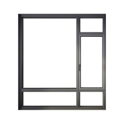 China European Modern Style Casement Windows Level 6 Water Tightness and Soundproof Function for sale