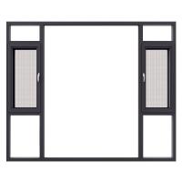 China 8-Way Seal European Style Thermal Break Aluminium Casement Windows for Soundproofing for sale