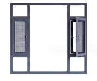 China 8-Way Seal European Style Thermal Break Aluminium Casement Windows for Soundproofing for sale