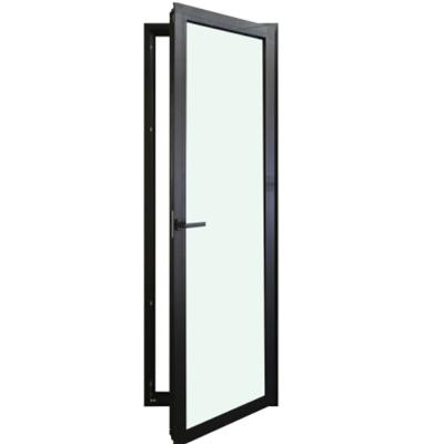China 35dB Sound Insulation Finished Thermal Break Aluminum Glass Casement Door High Impact for sale