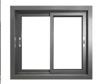 China Waterproof Modern Design Aluminum Sliding Glass Windows with 6mm Overlapping Length for sale
