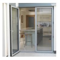 China 35dB Sound Insulation Finished Thermal Break Aluminum Glass Casement Door High Impact for sale