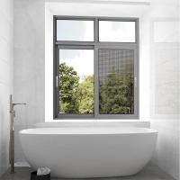 China Waterproof Modern Design Aluminum Sliding Glass Windows with 6mm Overlapping Length for sale