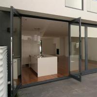 China 35dB Sound Insulation Finished Thermal Break Aluminum Glass Casement Door High Impact for sale