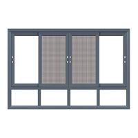 China Customized SKATE 85 Series Aluminum Alloy Sliding Window at Best for Commercial Spaces for sale