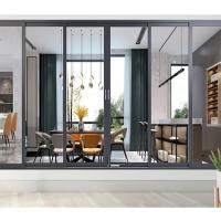 China Minimalist Design Double Sliding Door SKATE's Solution for Office and Residential Spaces for sale